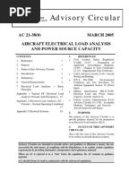 Aircraft Electrical Load Analysis | Battery (Electricity)