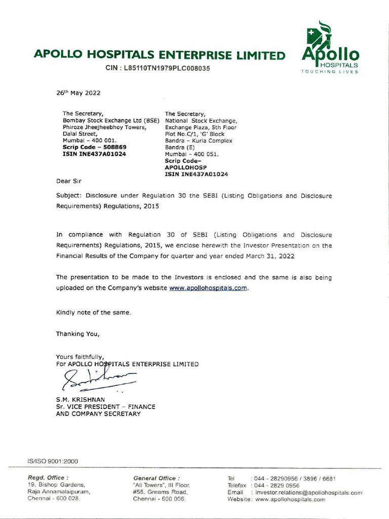 Apollo Hospitals Balance Sheet | PDF | Health Care | Hospital