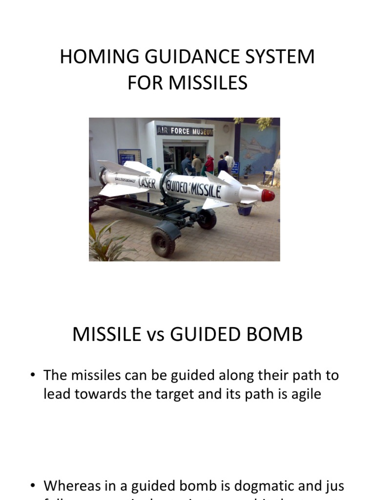 Homing Guidance System For Missiles | PDF