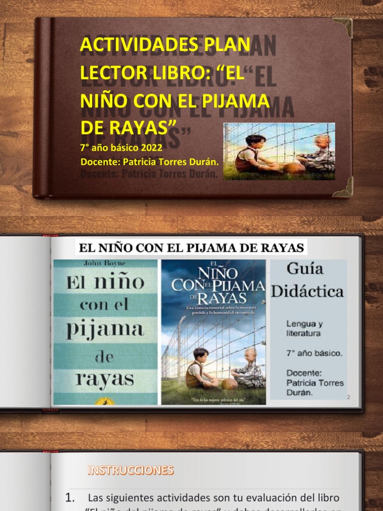 Actividades El Niño Con El Pijama de Rayas | PDF