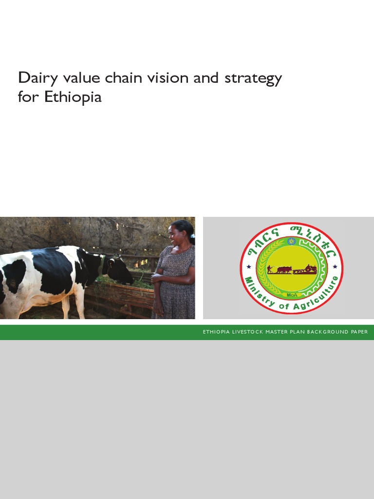 Dairy Value Chain Vision and Strategy For Ethiopia: ISBN: 92-9146-391-4 ...