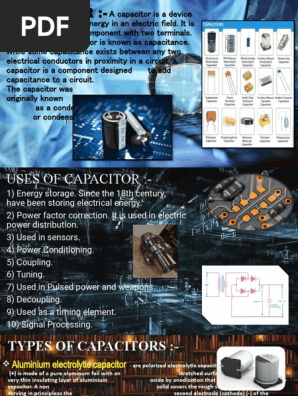 Types Of Capacitors Pdf