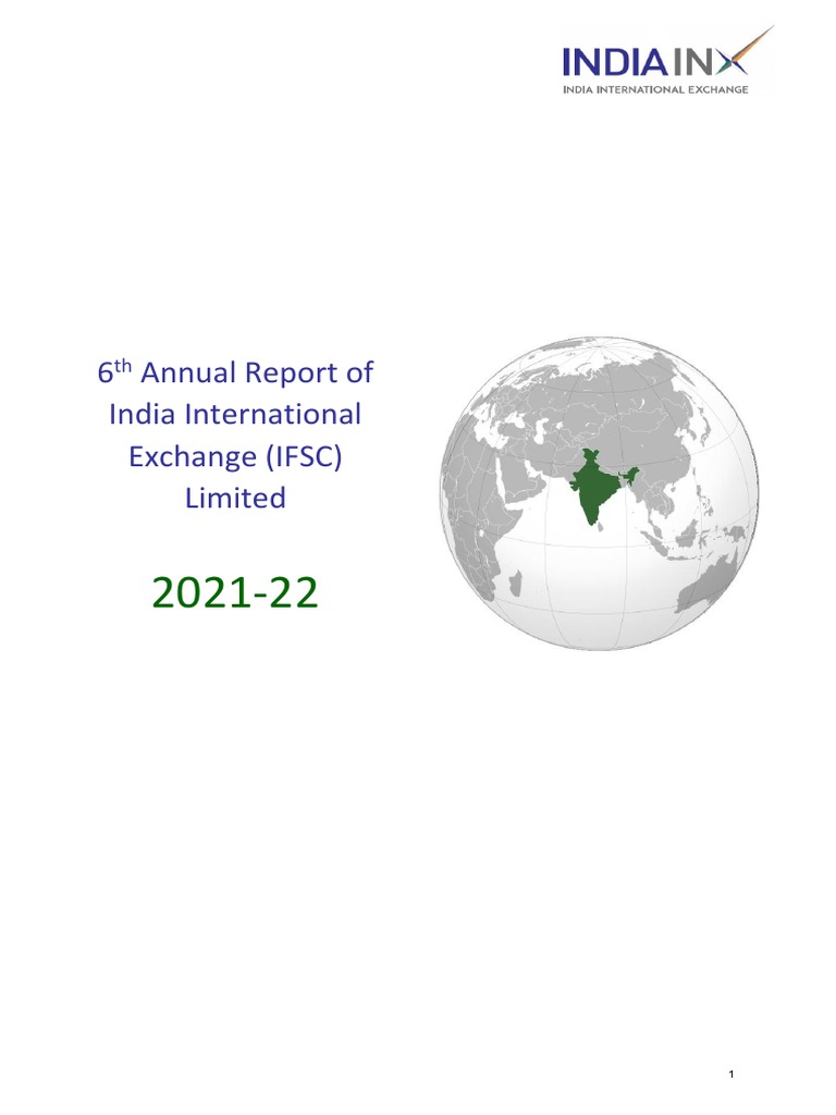 India International Exchange (IFSC) Limited Annual Report 2021-22 ...