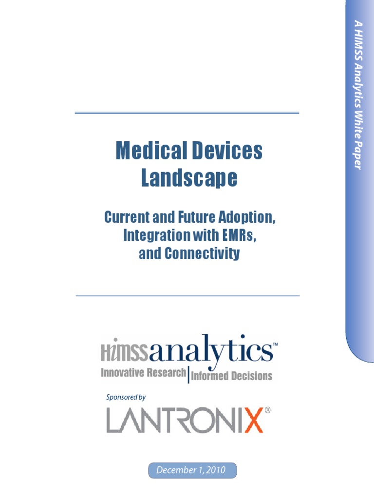 Medical-Devices-Landscape Lantonix HIMMS WP | PDF | Electronic Health ...
