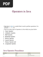Operator Precedence in Java | PDF | Notation | Areas Of Computer Science