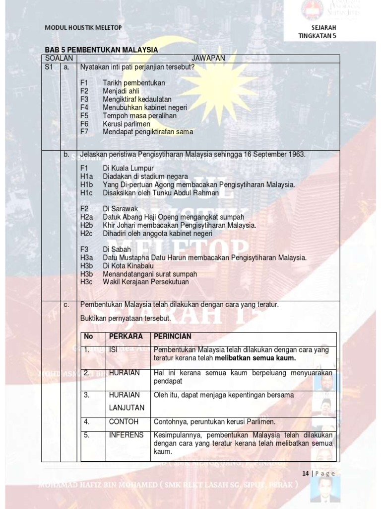 035 HM - Skema Jawapan (3) - 14-16 | PDF