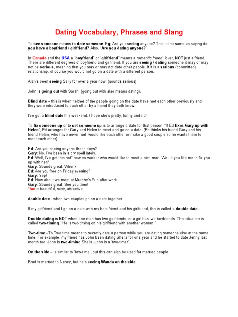 Understanding Modern Romantic Terminology: A Guide to Dating Vocabulary ...