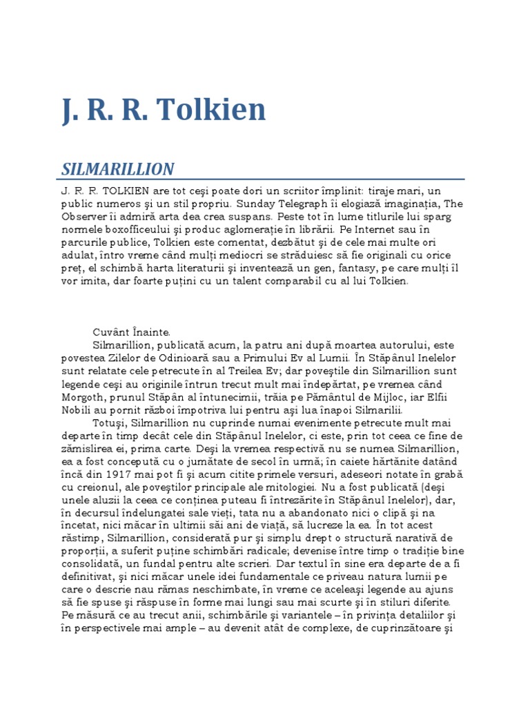 Silmarillion | PDF
