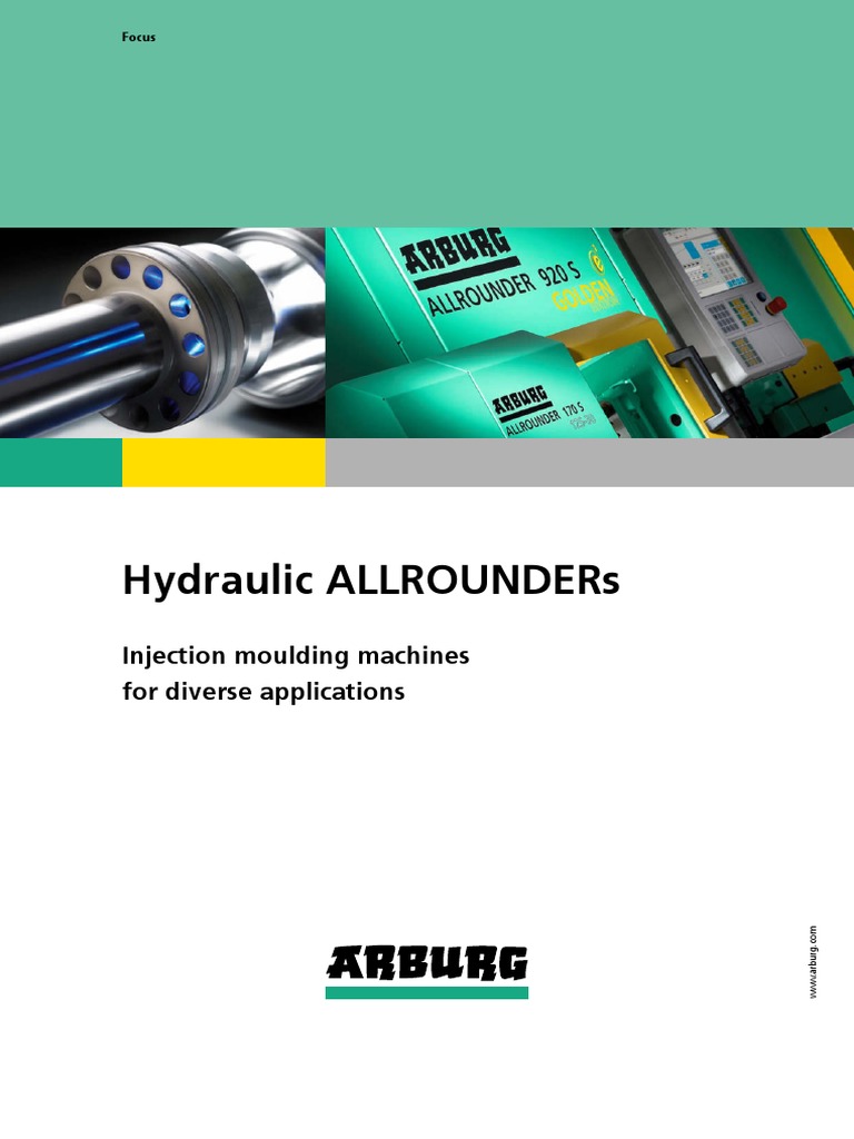 ARBURG - Hydraulic Allrounders | PDF | Pump | Energy Conservation