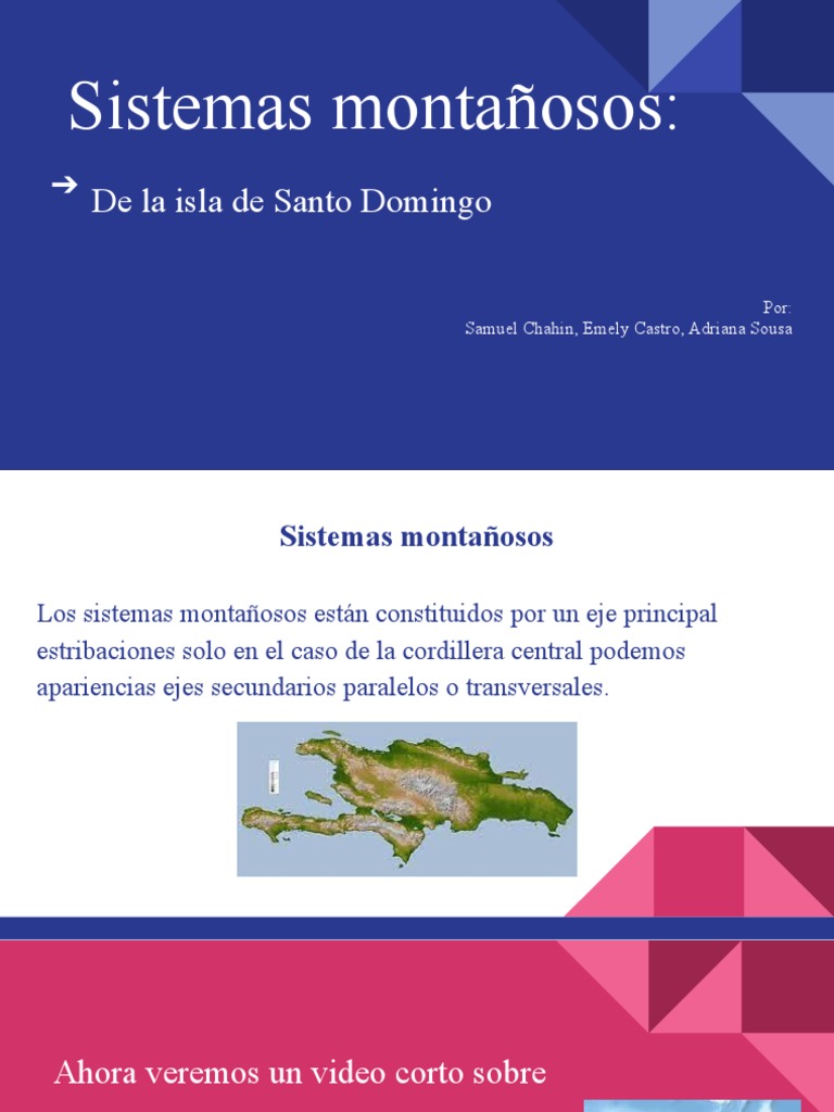 Sistemas Montañosos de la República Dominicana | PDF | República Dominicana | Haití