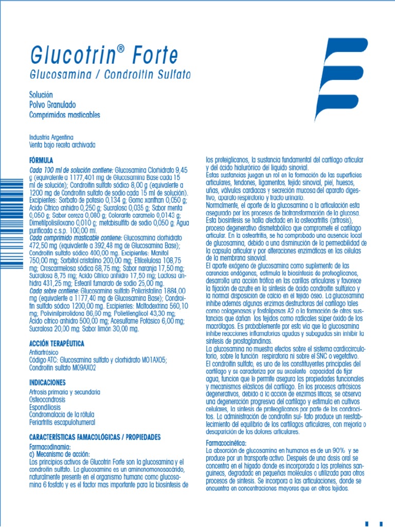 2021-09-14 Glucotrin® Forte - Laboratorio Elea | PDF