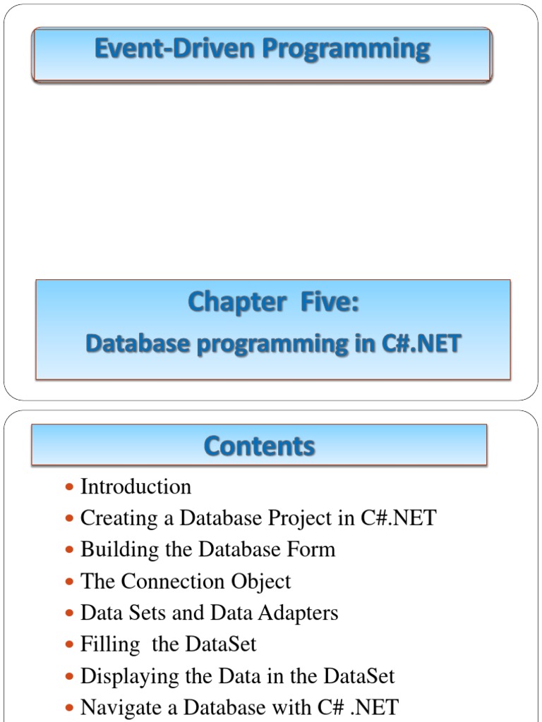 Chapter 5 | PDF | Databases | Microsoft Sql Server