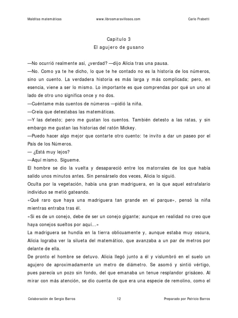 CAPITULO 3-Malditas Matematicas - Carlo Frabetti | PDF