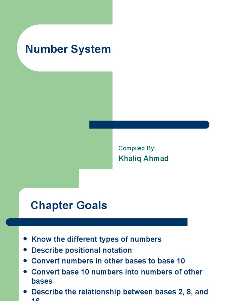 Number Systems and Conversions | PDF | Decimal | Notation