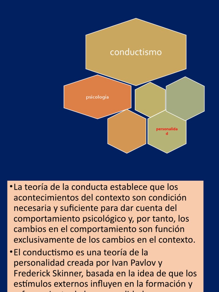 teoria conductuales de la personalidad | PDF | Comportamiento ...