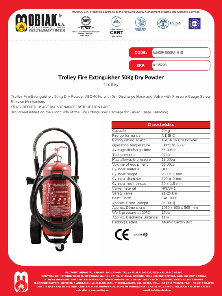 Fire Extinguishers Requirements | PDF