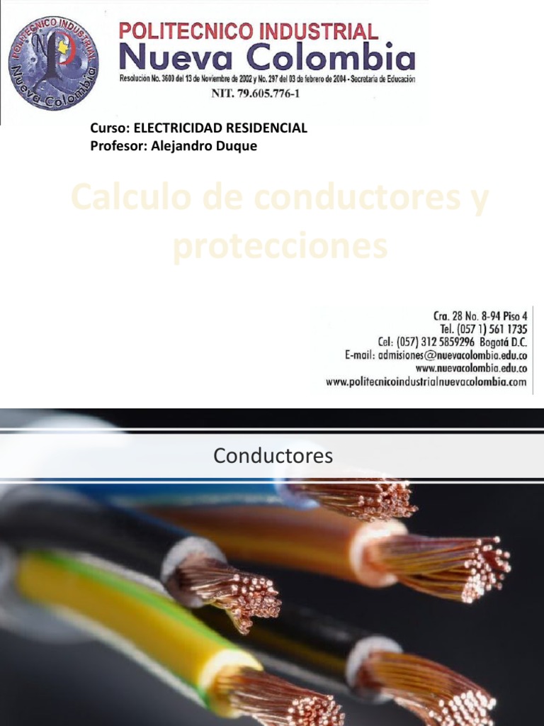 Conductores | PDF | Corriente eléctrica | Ingenieria Eléctrica