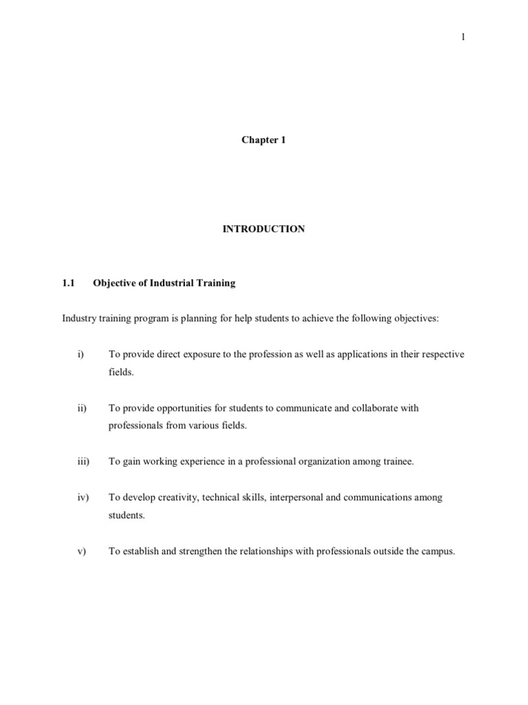 An Overview of the Objectives, Scope, and Company Background of ...