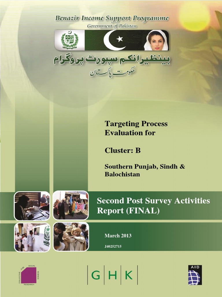 Cluster B Second Post Survey Activities Report Final | PDF
