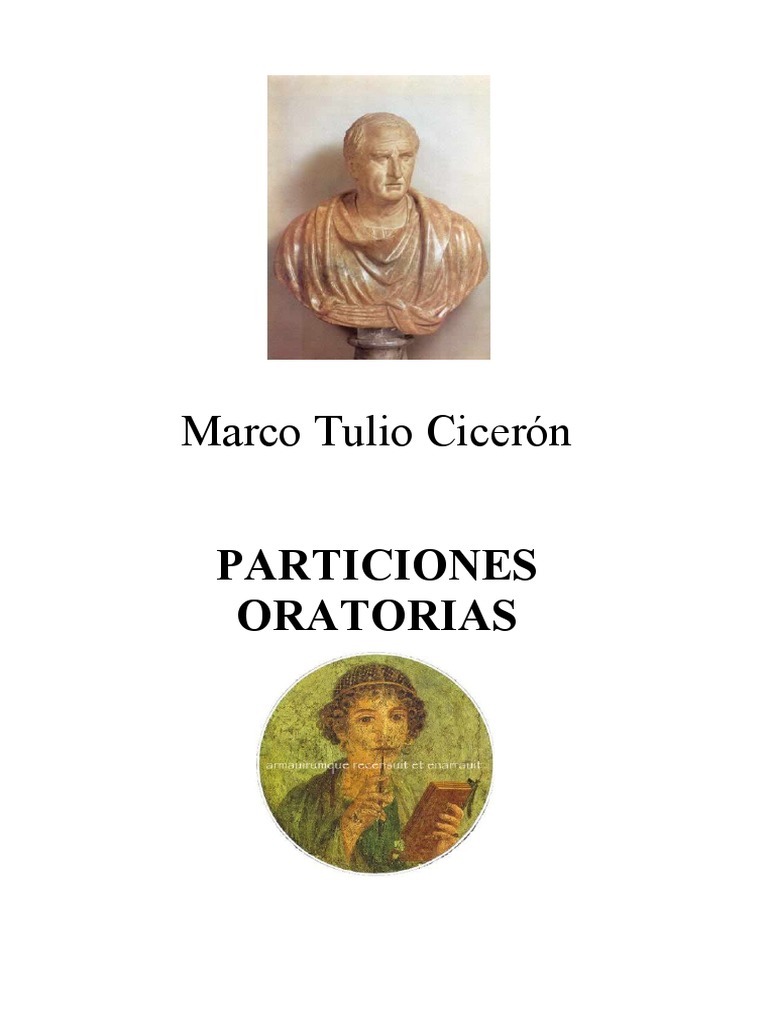 Ciceron Marco Tulio - Particiones Oratorias (Bilingüe) | PDF | Cicerón ...