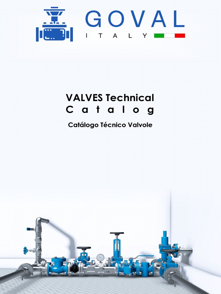 VALVES Technical Catalog: Catálogo Técnico Valvole | PDF | Valve | Gas Technologies