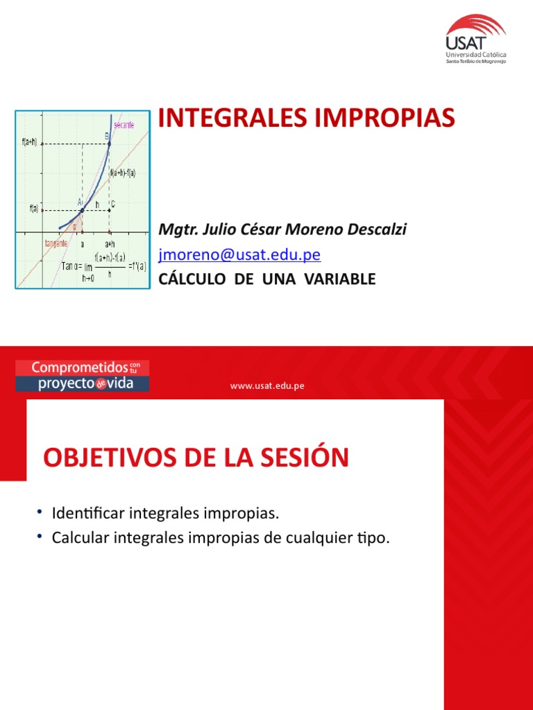 Integrales Impropias. | PDF | Integral | Cálculo