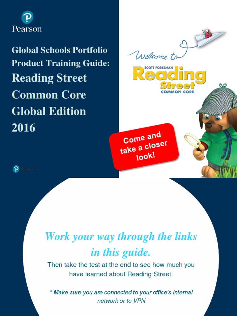 Reading Street Common Core Global Edition 2016: Global Schools ...