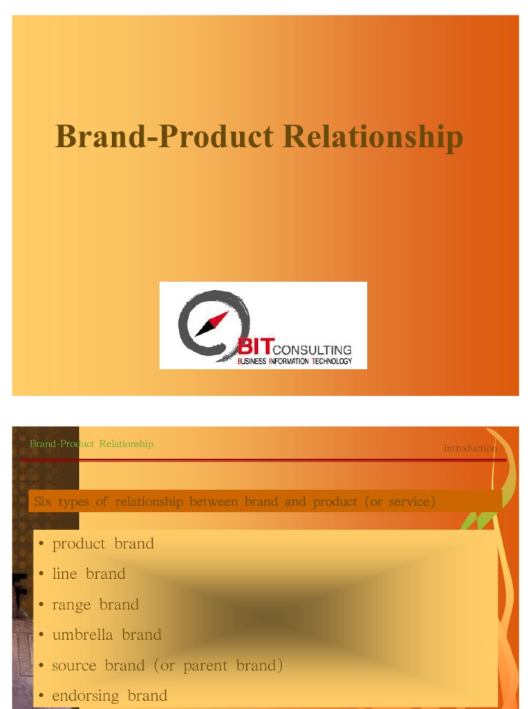 Product-Brand Relationship Insights | PDF | Brand | Retail