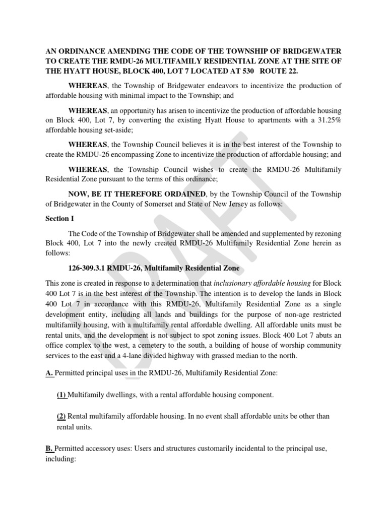 Create The Rmdu-26 Multifamily Residential Zone | PDF | Justice | Crime ...