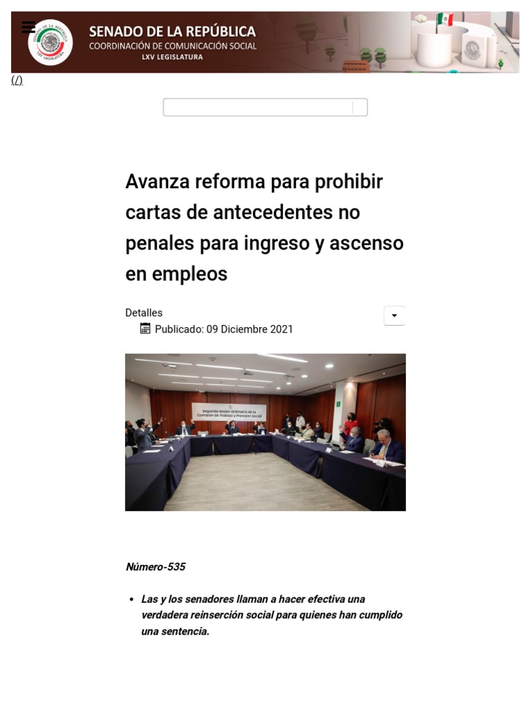 Coordinación De Comunicación Social Avanza Reforma Para Prohibir