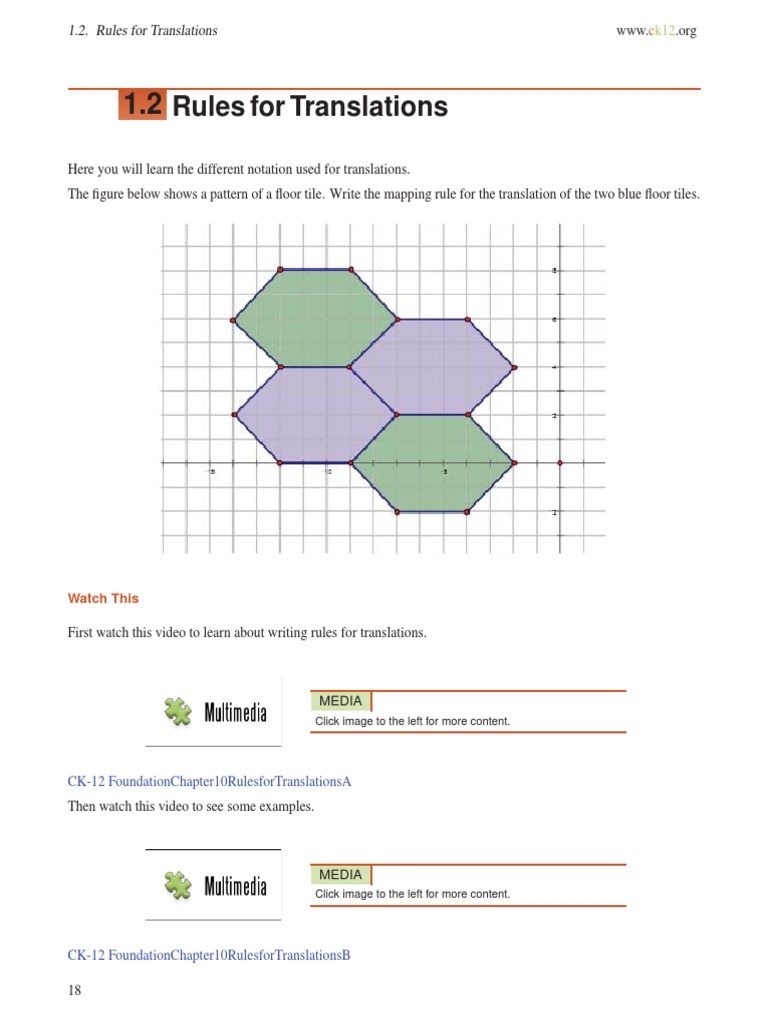 Translation Rules in Geometry | PDF | Shape | Euclidean Geometry