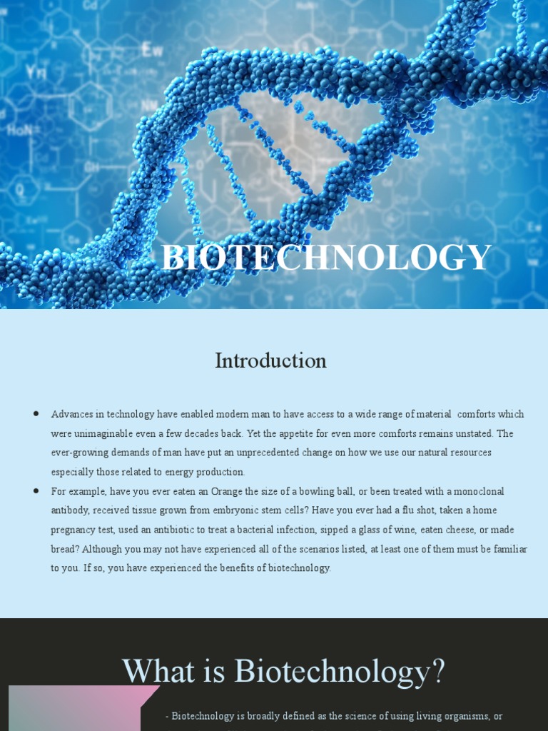 Biotech | PDF | Biotechnology | Genetics