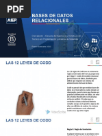 12 Reglas Codd | PDF | Bases de datos | Gestión de datos
