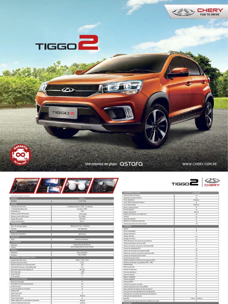 Tiggo 2 | PDF | Eje | Fabricantes de automóviles