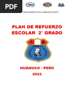 Plan de Trabajo de Refuerzo Escolar 2° Grado - 2023 | PDF | Evaluación | Educación de la primera ...