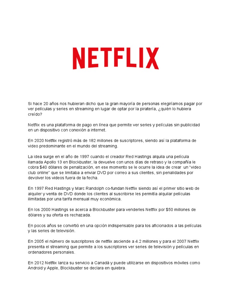 Netflix | PDF | Netflix | Gestión de recursos humanos