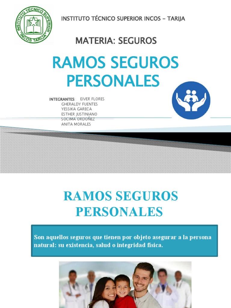 Ramos Seguros Personales | PDF | Seguro | Póliza de seguros