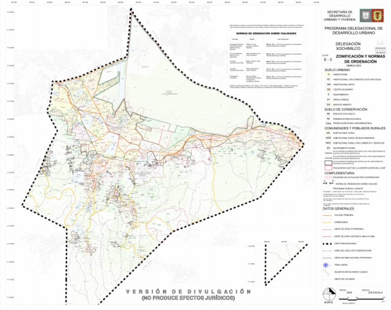 PLANO-DIVULGACION_PDDU_XOCHIMILCO | PDF PLANO-DIVULGACION_PDDU_XOCHIMILCO | PDF