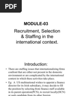 IHRM-Unit-2 Repatriation Meaning, Process, Challenges & Designing | PDF | Mentorship | Employment