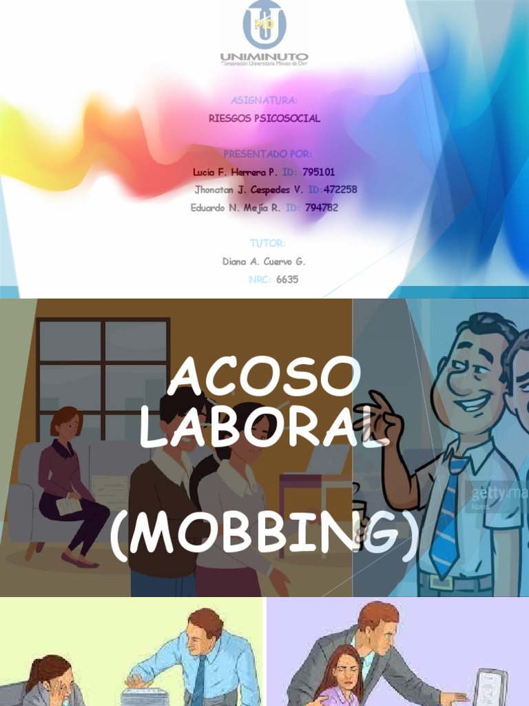 Exposición Acoso Laboral o Mobbing | PDF | Intimidación | Autoestima
