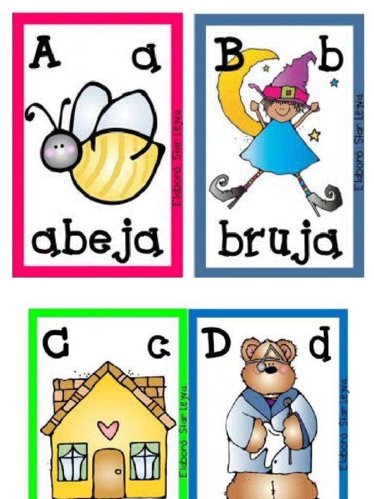 abecedario con imganes | PDF