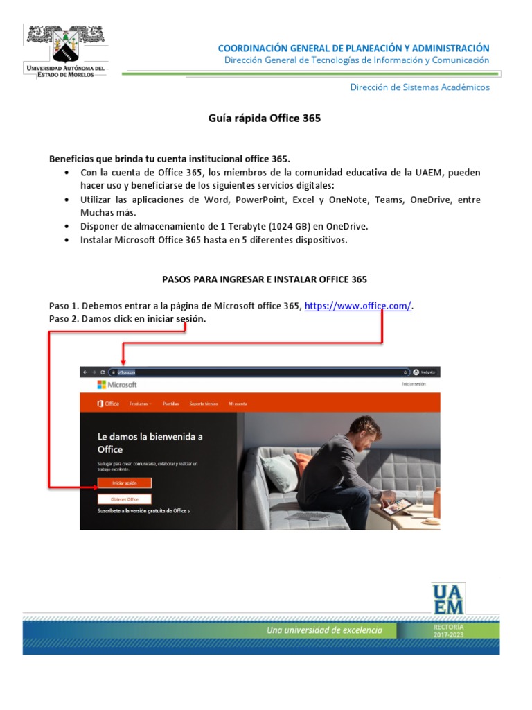 Guia Rapida Office 365 | PDF | Microsoft Office | Informática