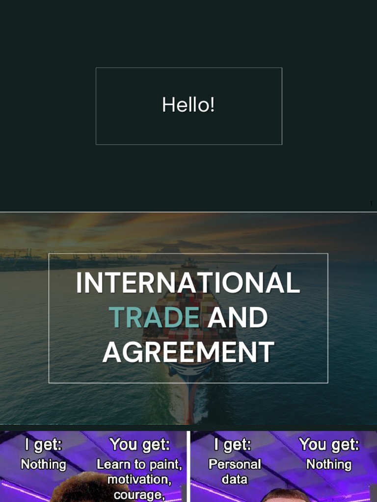 Understanding International Trade Agreements | PDF | World Trade ...