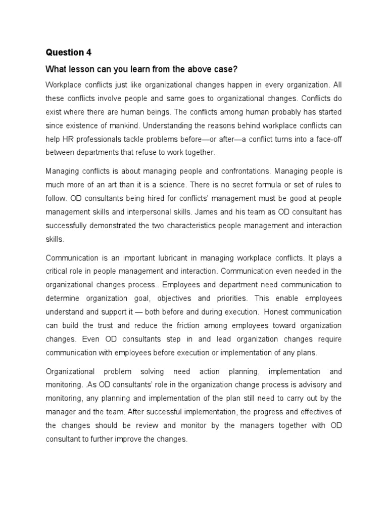 Reflective Task 2 Question 4 | PDF