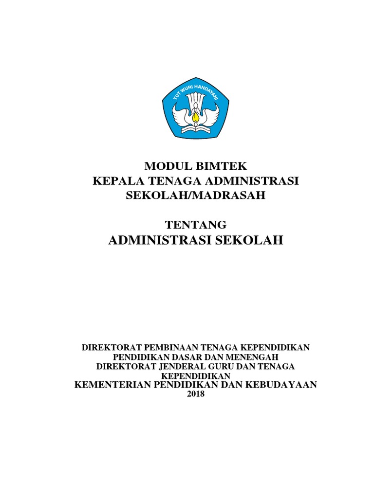 Modul Bimtek Administrasi Sekolah | PDF