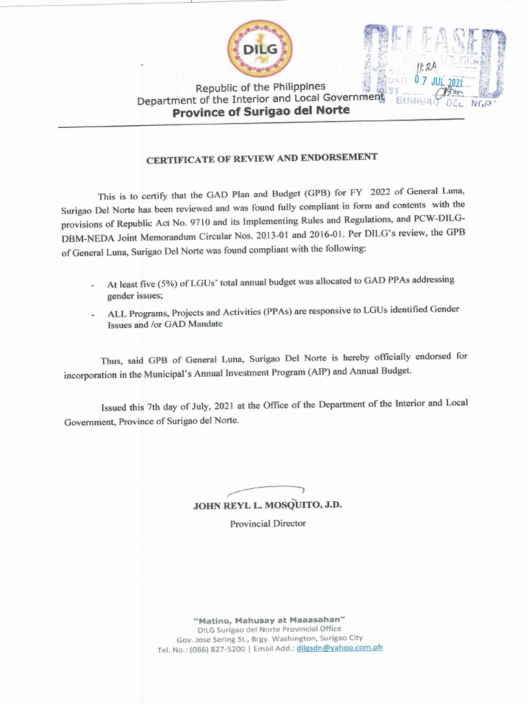 General Luna Cre For Gad GPB 2022 | PDF