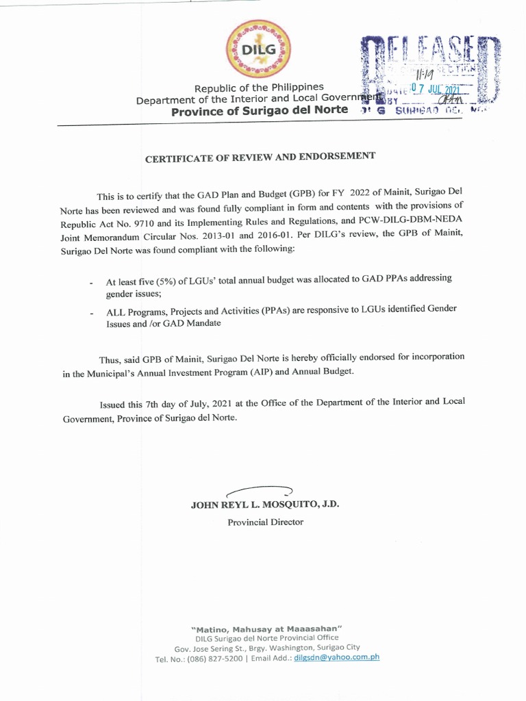 Mainit Cre For Gad GPB 2022 | PDF