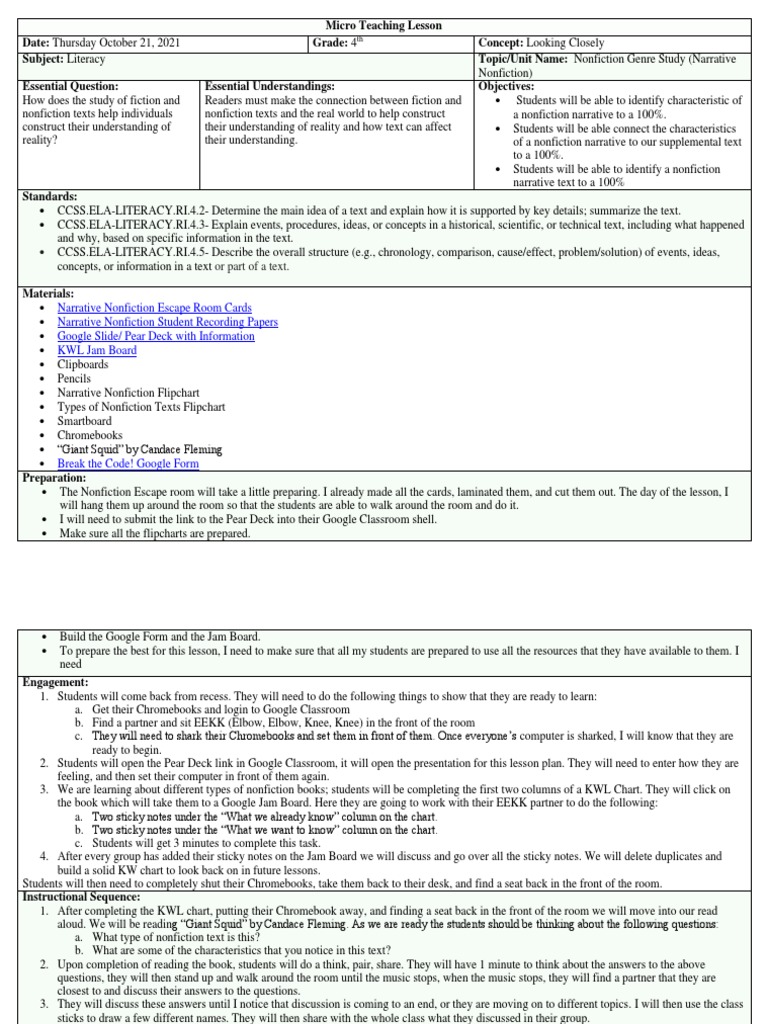 Microteaching Lesson | PDF | Communication | Learning Microteaching Lesson | PDF | Communication | Learning