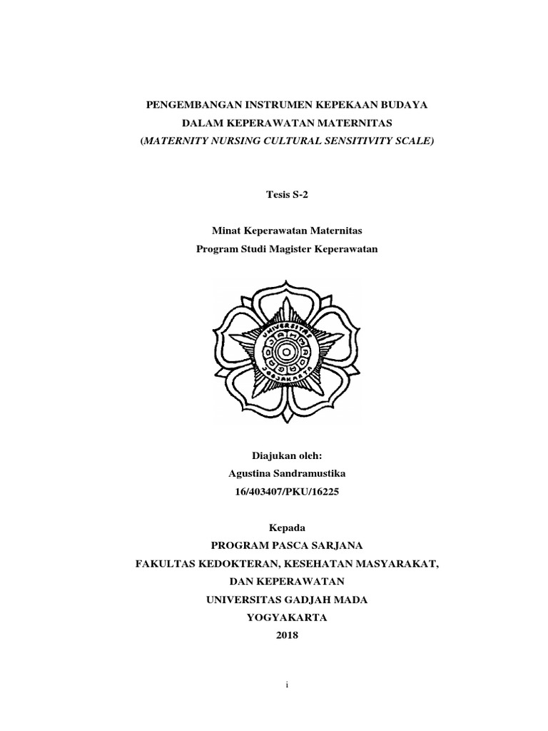 Contoh Tesis Penulisan | PDF