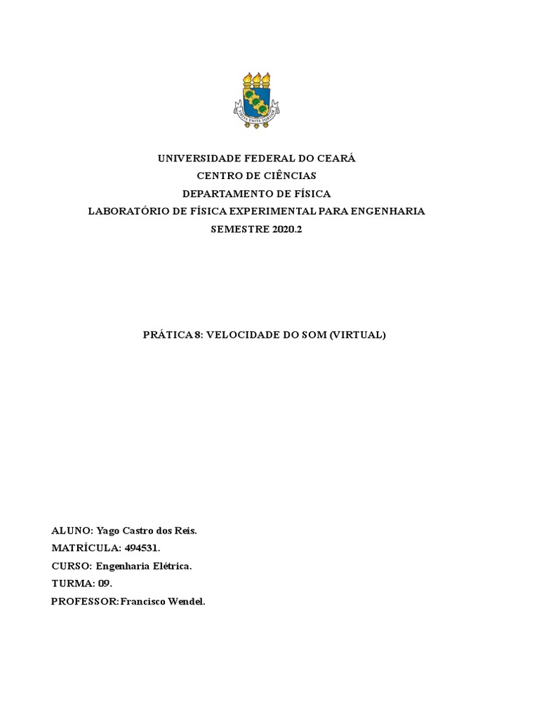 FÍSICA_LAB08 | PDF | Ondas | Oscilação FÍSICA_LAB08 | PDF | Ondas | Oscilação